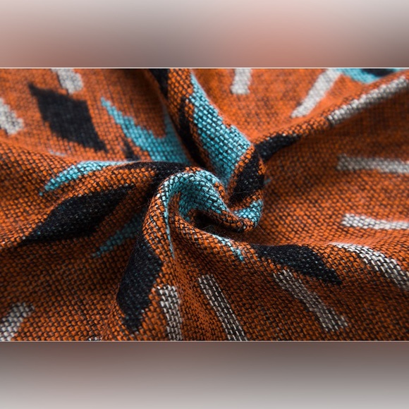 Other | Womens Aztec Print Fringe Ponch Sarape Cape Wrap Shawl | Poshmark